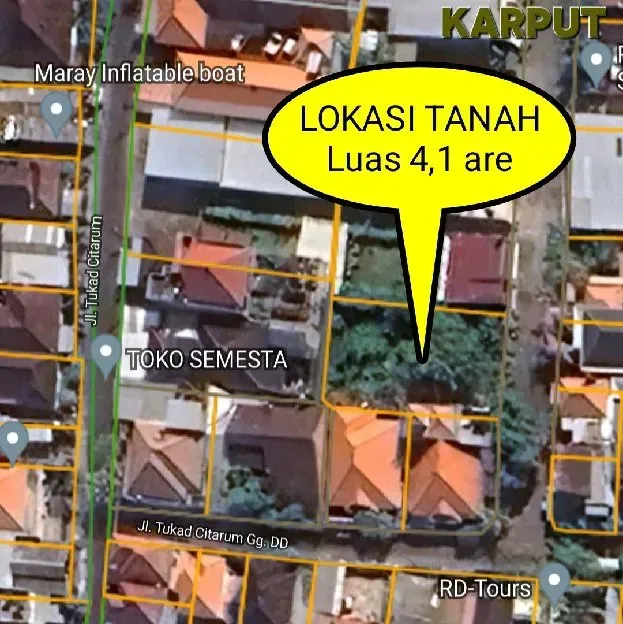 Dijual 4,1 are, Jl. Tukad Citarum Panjer Renon Denpasar, Sewa Properti ...