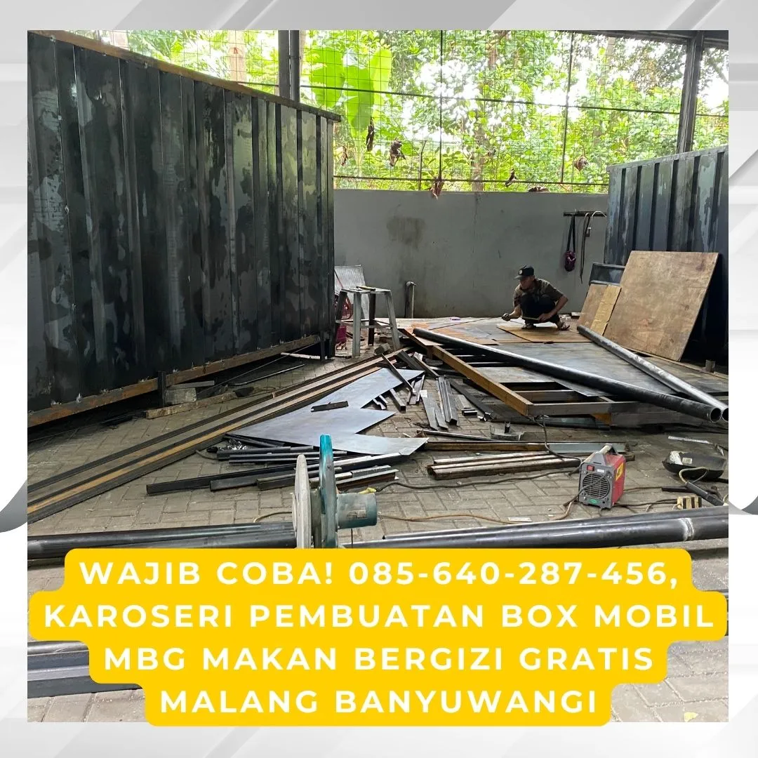 Wajib Coba, Karoseri Pembuatan Box Mobil MBG Makan Bergizi Gratis ...