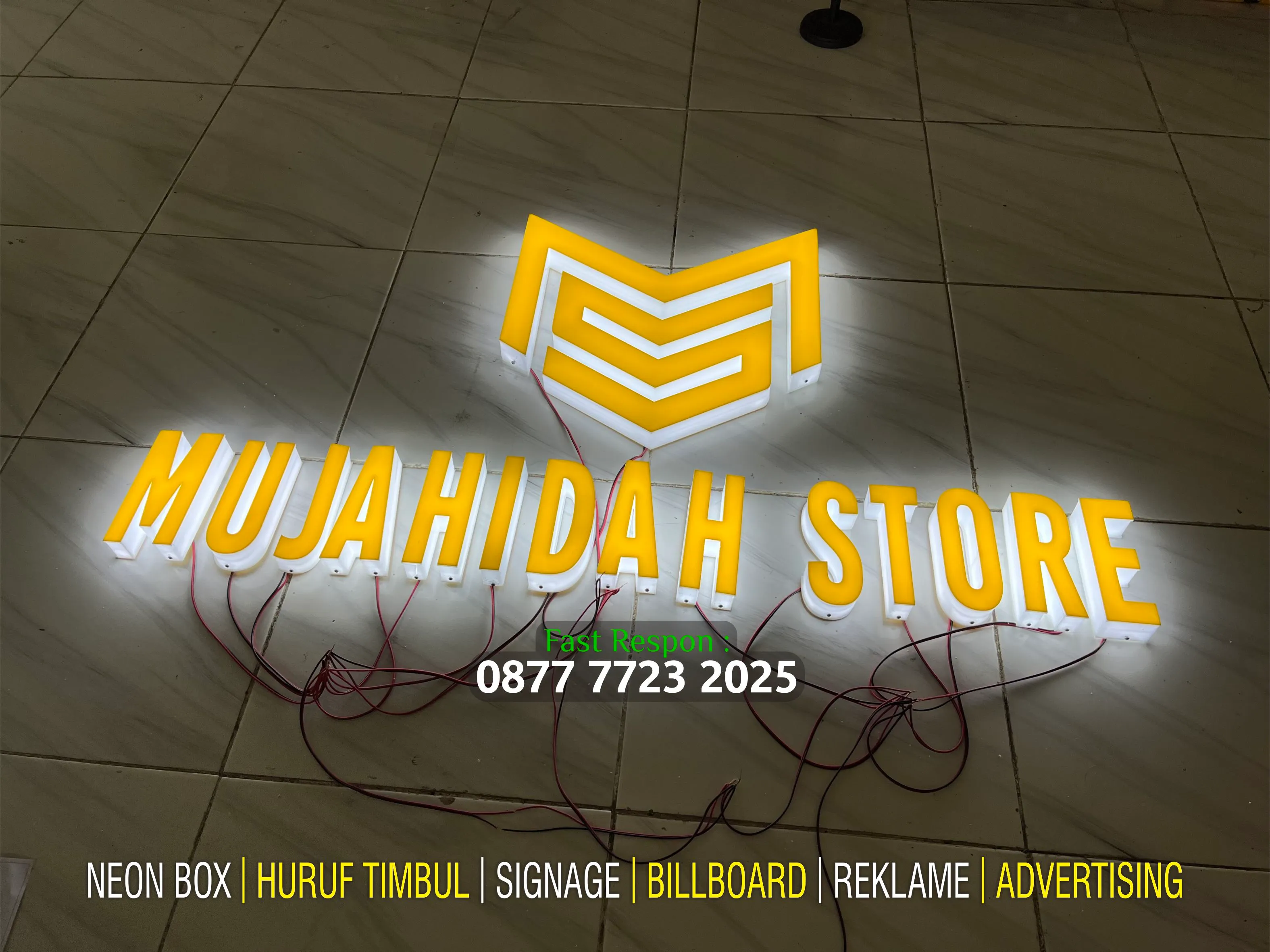 Produksi Reklame Huruf Timbul dan Neon Box Bandung 0877 7723 2025 ...