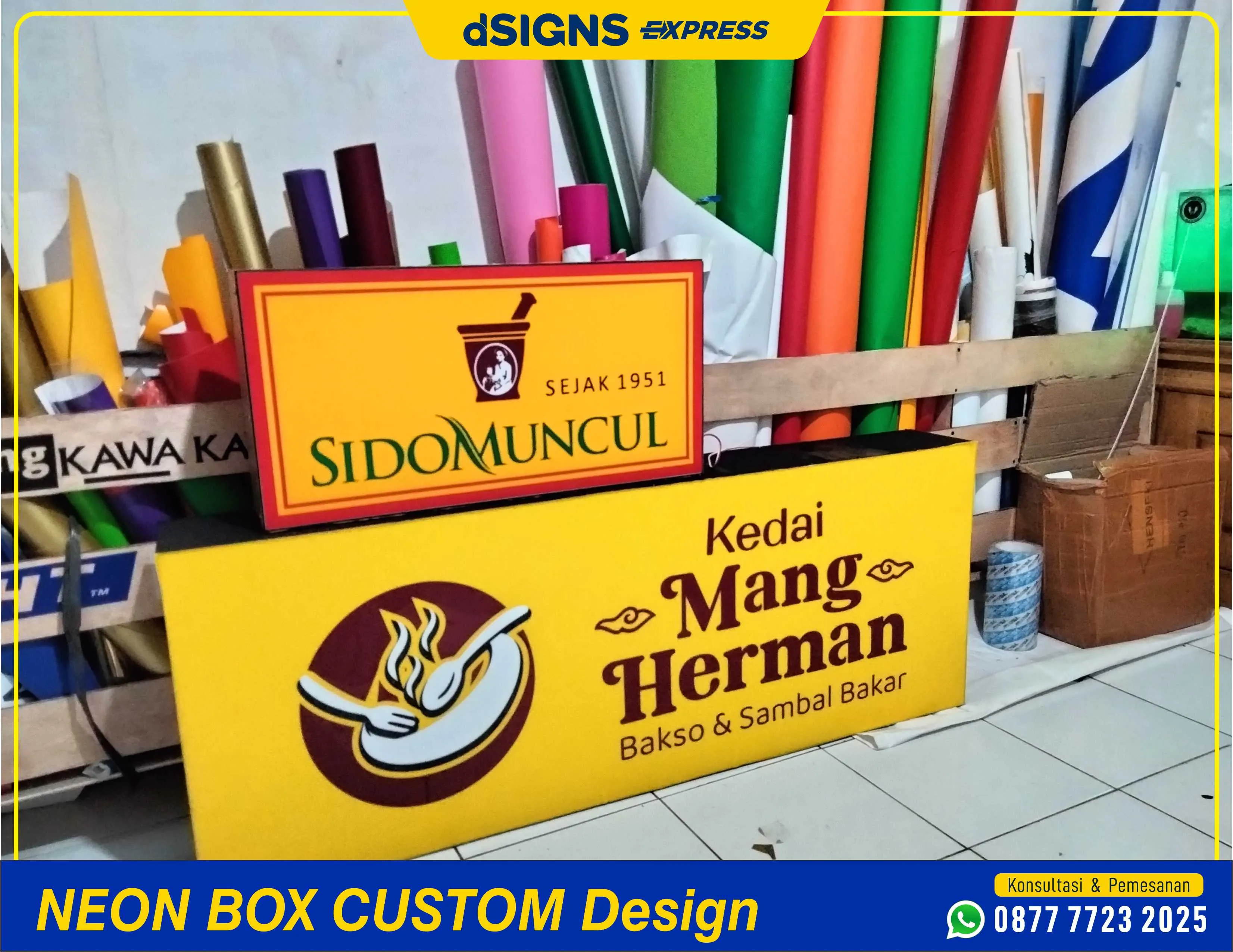 Neon Box Jamu Sidomuncul 0877-7723-2025, Kantor & Industri ...