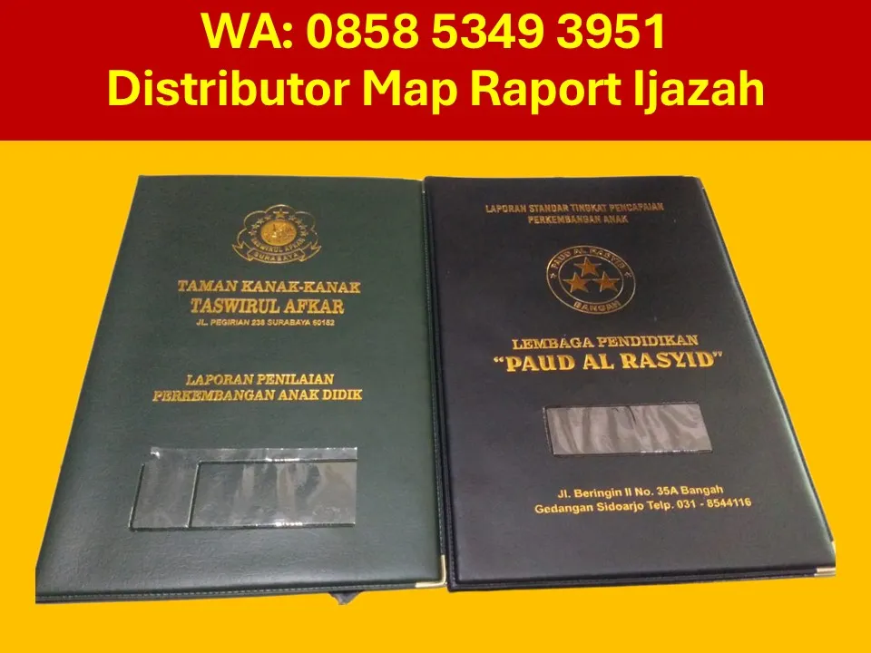 Distributor Jual Map Raport Ijazah Foil Embos Hotprint Custom Murah ...