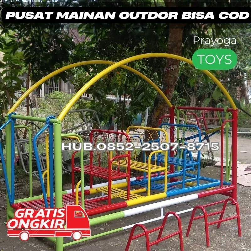 Gambar ayunan besi bulat besar Dan mainan playground Kec Karangan ...