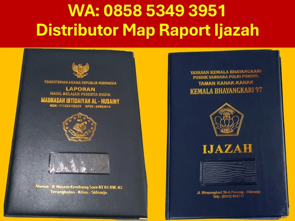 Distributor Jual Map Raport Ijazah Foil Embos Hotprint Custom Murah ...