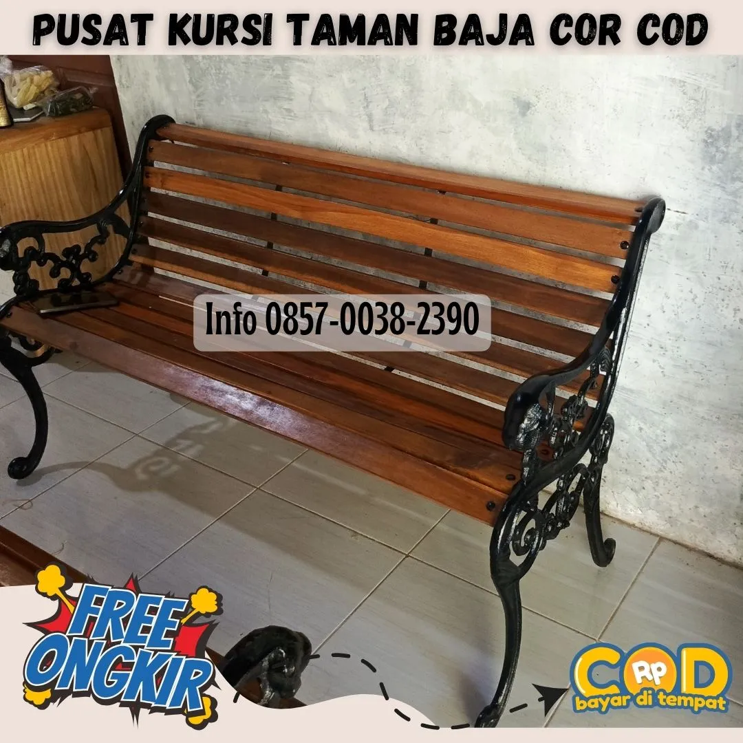 Pusat Bangku Taman Cor Beton Furniture Besi Minimalis Kec Sadananya ...