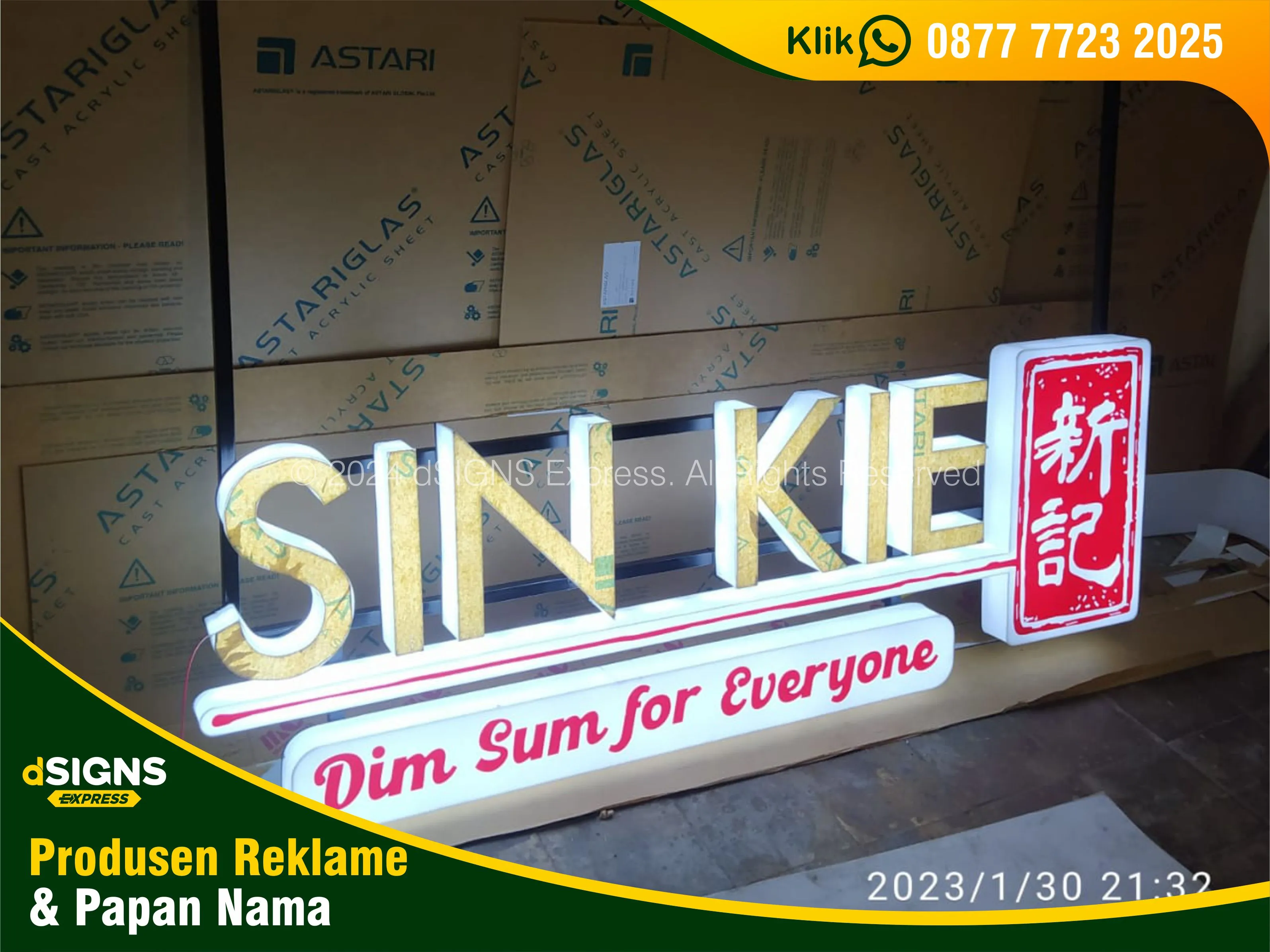 Signage Papan Nama Huruf Timbul Padalarang 0877 7723 2025, Kantor ...
