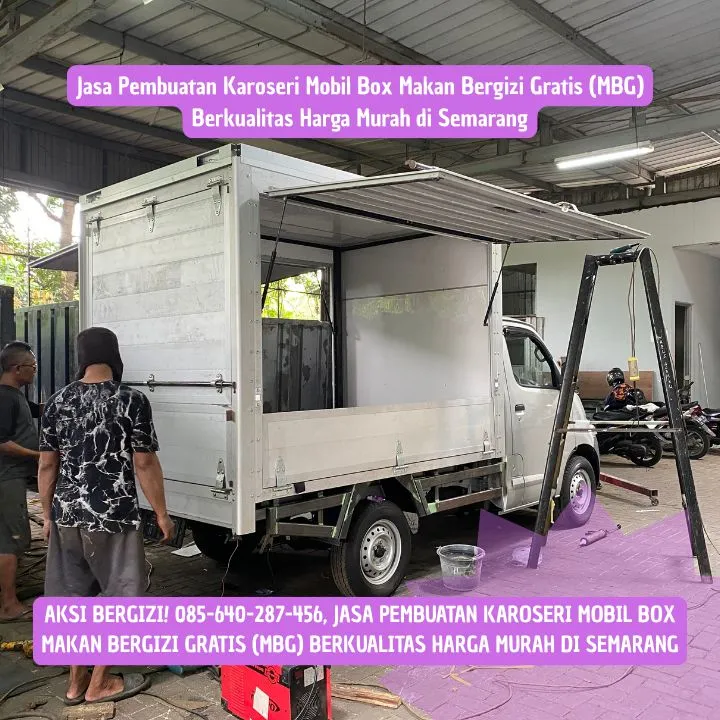 Aksi Bergizi, Jasa Pembuatan Karoseri Mobil Box Makan Bergizi Gratis ...
