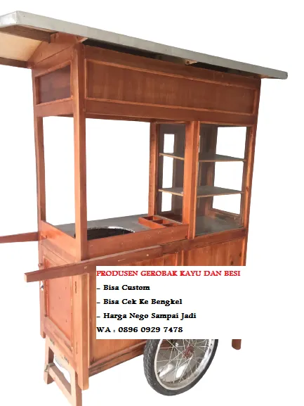 PRODUSEN RENTAL GEROBAK KAYU DAN BESI MURAH (MODEL GEROBAK BAKSO ...