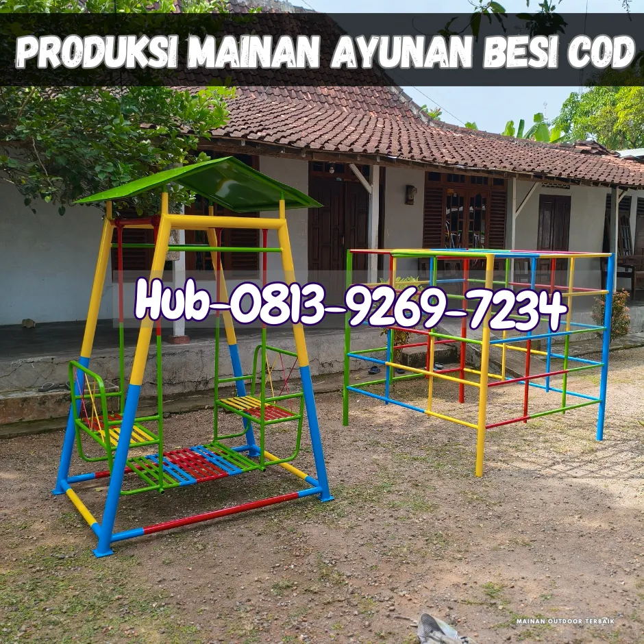 Gambar ayunan besi bulat besar Dan mainan playground Kec Cicalengka ...