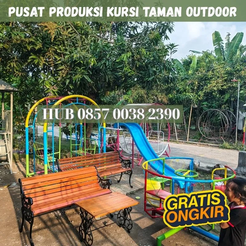 Pusat Bangku Taman Cor Beton Furniture Besi Minimalis Kec Padakembang ...