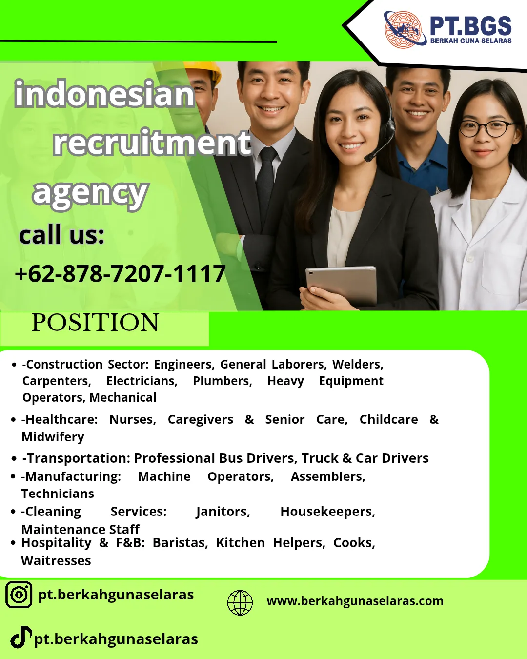 International Workforce Agencies In Indonesia For Jidd Hafs, Bahrain, Pekerjaan, Lain-lain di ...