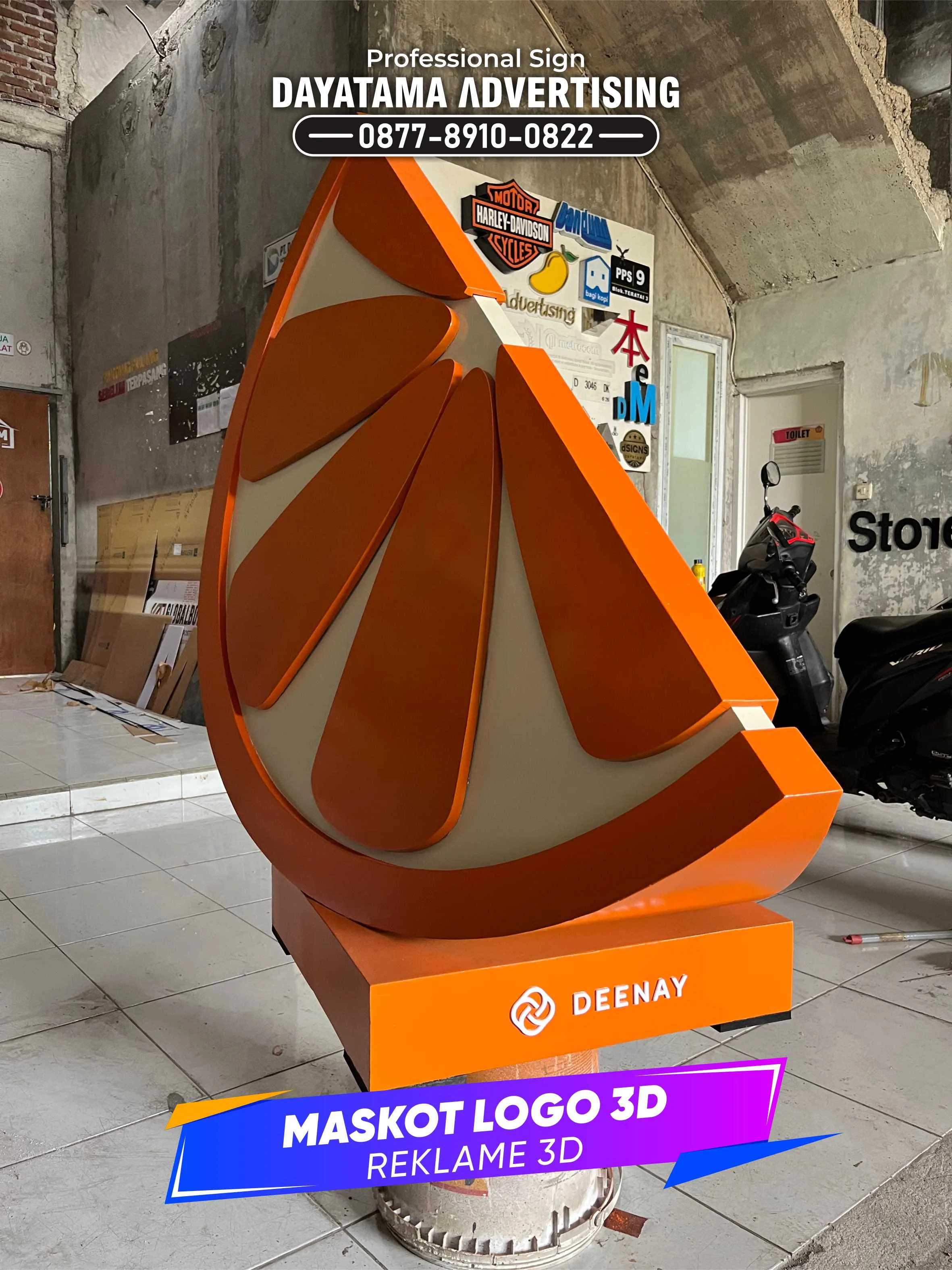 3D Logo Maskot - Huruf Timbul - Signage - Neon Box, Kantor & Industri ...