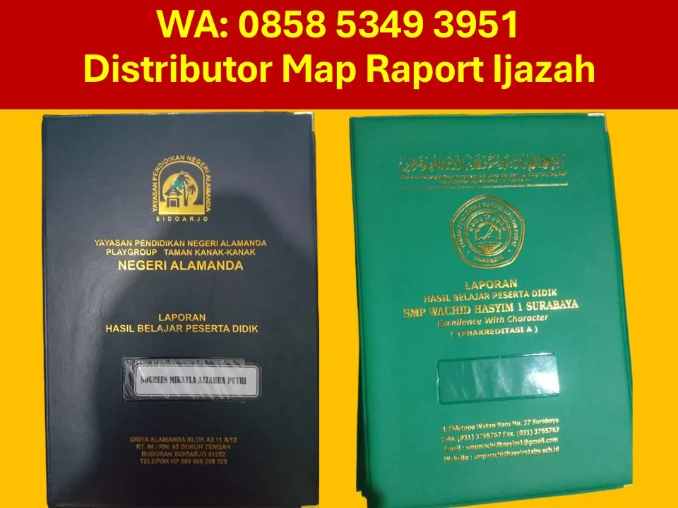 Distributor Jual Map Raport Ijazah Foil Embos Hotprint Custom Murah ...