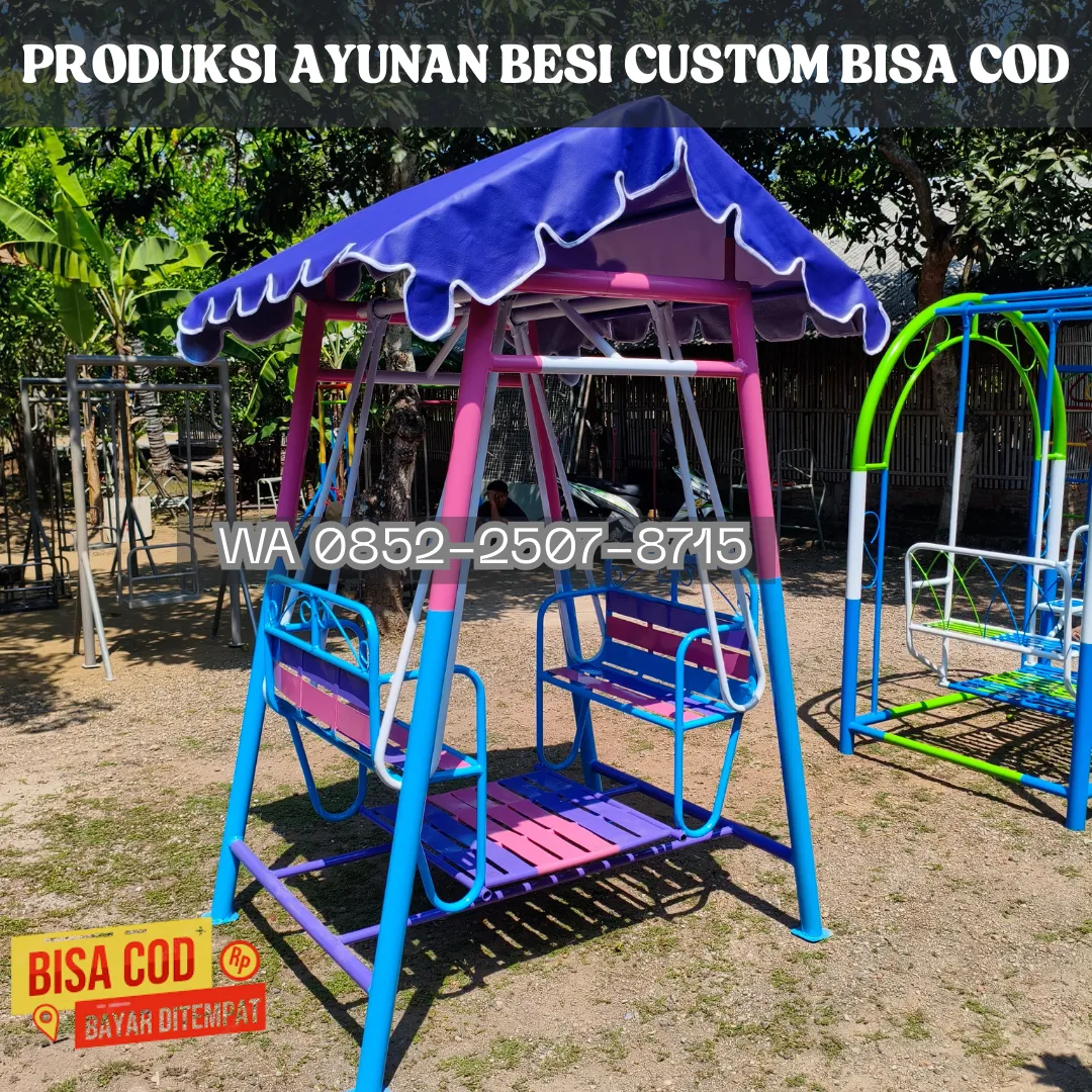Hub 0852x2507x8715 Inspirasi ayunan besi bulat Dan mainan outdoor untuk ...