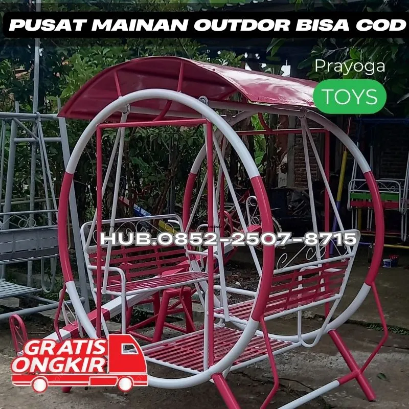 Gambar ayunan besi bulat besar Dan mainan playground Kec Karangan ...